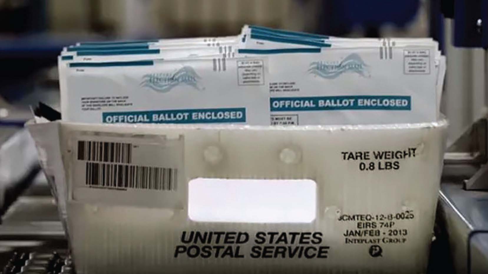 USPS Vote-By-Mail Analysis: 136 Million Ballots Processed and Delivered ...