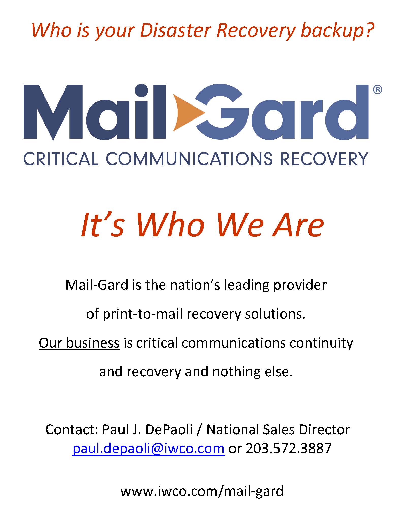 Mail-Gard – Official Mail Guide (OMG)